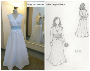 Creating Erin's Patterns and Mockup - Brooks Ann Camper Bespoke Sewing