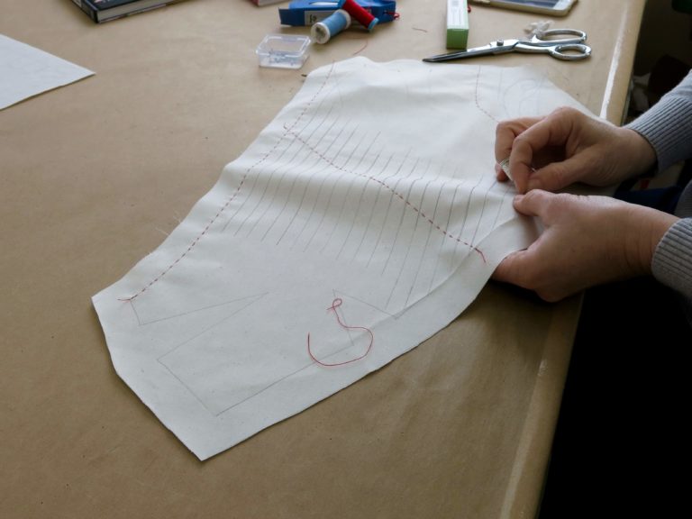Making a Mockup with Sally's Stripes - Brooks Ann Camper Bespoke Sewing