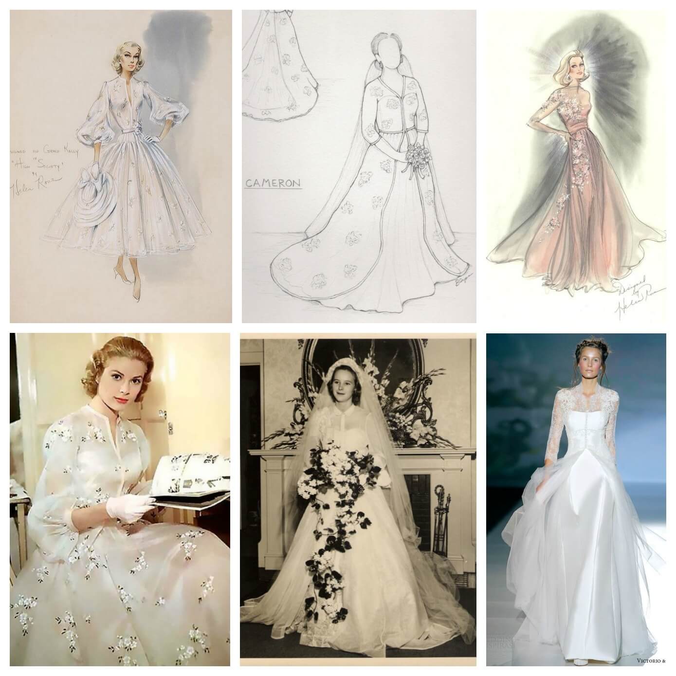 Cameron's Design Consultation and Wedding Dress Sketch - Brooks Ann ...