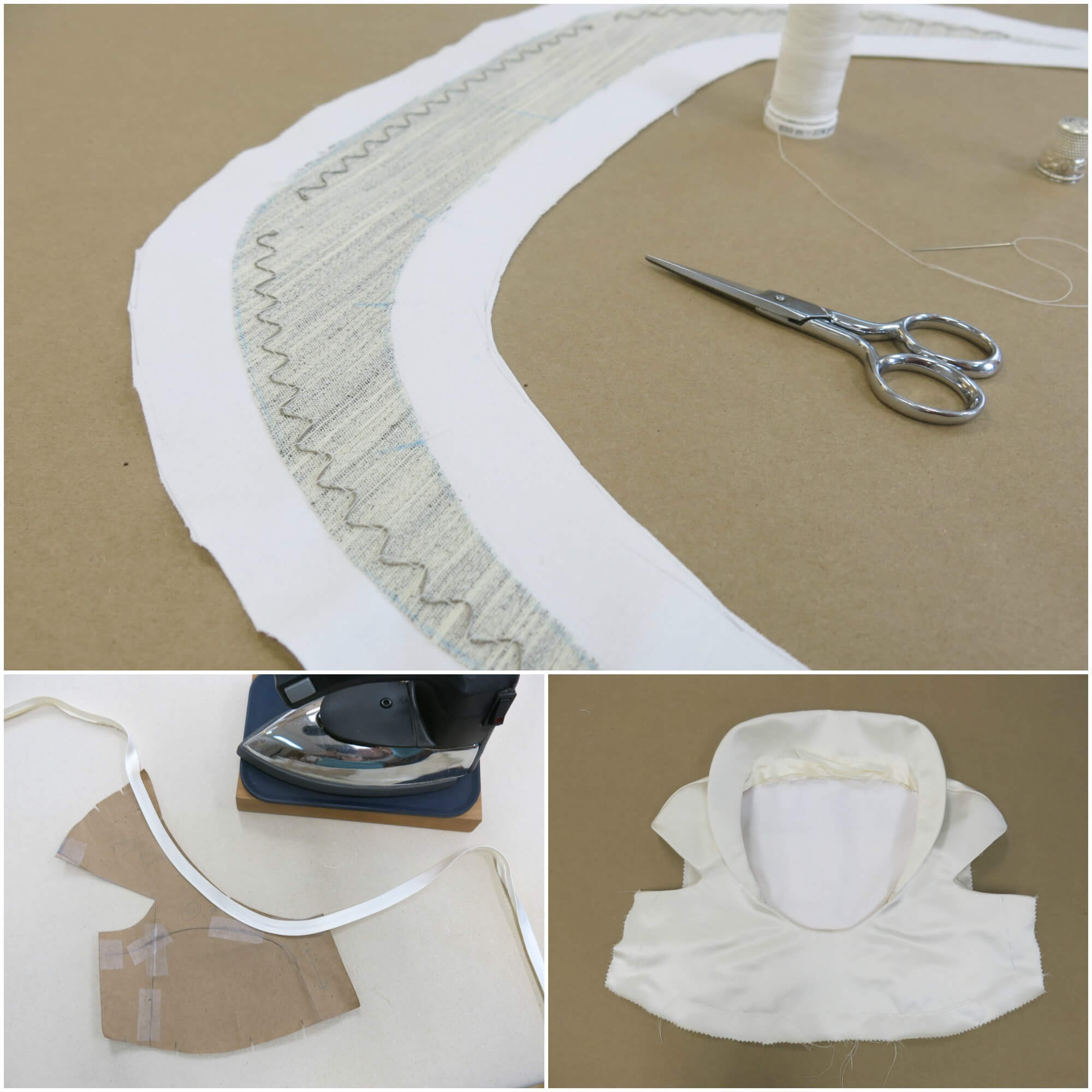 Constructing Tiffany's Wedding Dress: Collar & Neckline - Brooks Ann ...